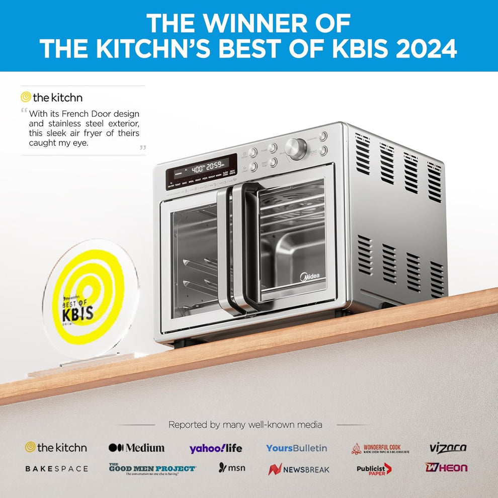 Midea Flexify French Door Toaster Oven Air Fryer Combo – Pine & Pepper