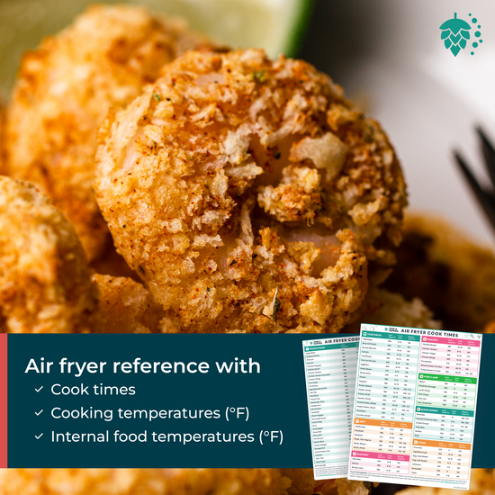 Magnetic Air Fryer Cheat Sheet | Pine & Pepper | Cathy Yoder