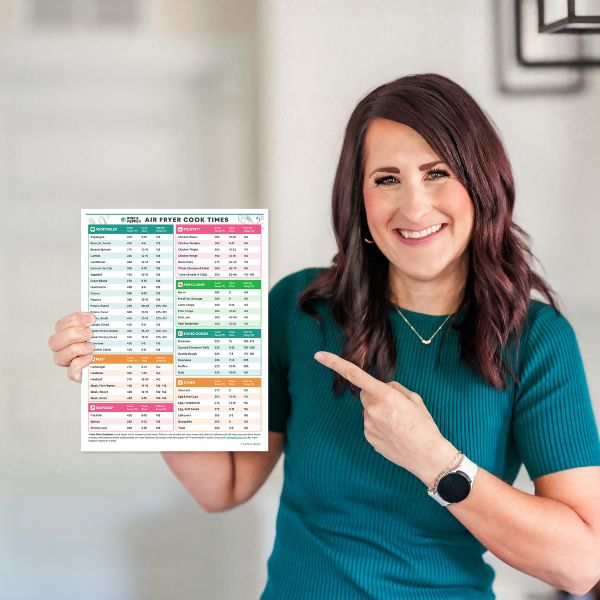 Air Fryer Cheat Sheet | Pine & Pepper | Cathy Yoder